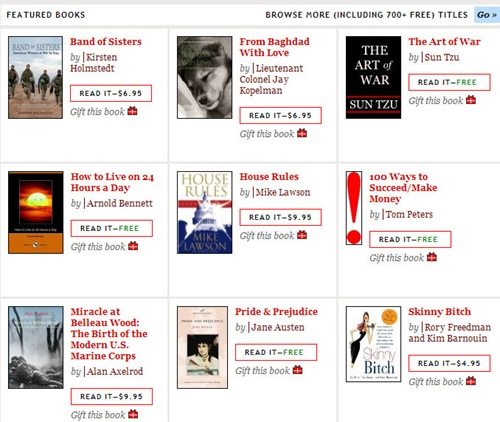 DailyLit - Read books by email or RSS